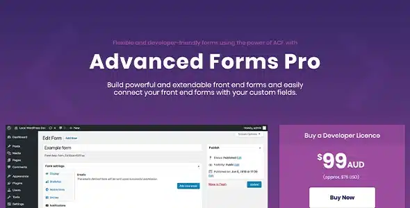Advanced Forms Pro for ACF 1.9.3.3 - Plugin Premium WordPress ⭐ APPbera.com